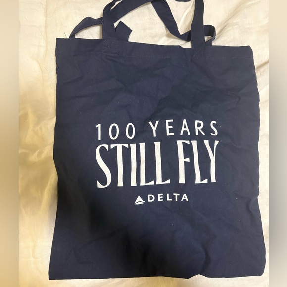 Delta | Bags | Delta Airlines New 0 Year Anniversary Tote | Poshmark